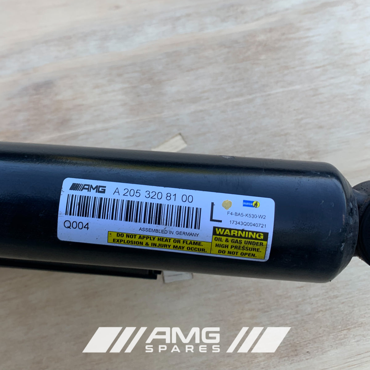 W205 rear LEFT shock absorber A2053208100 – AMG Spares